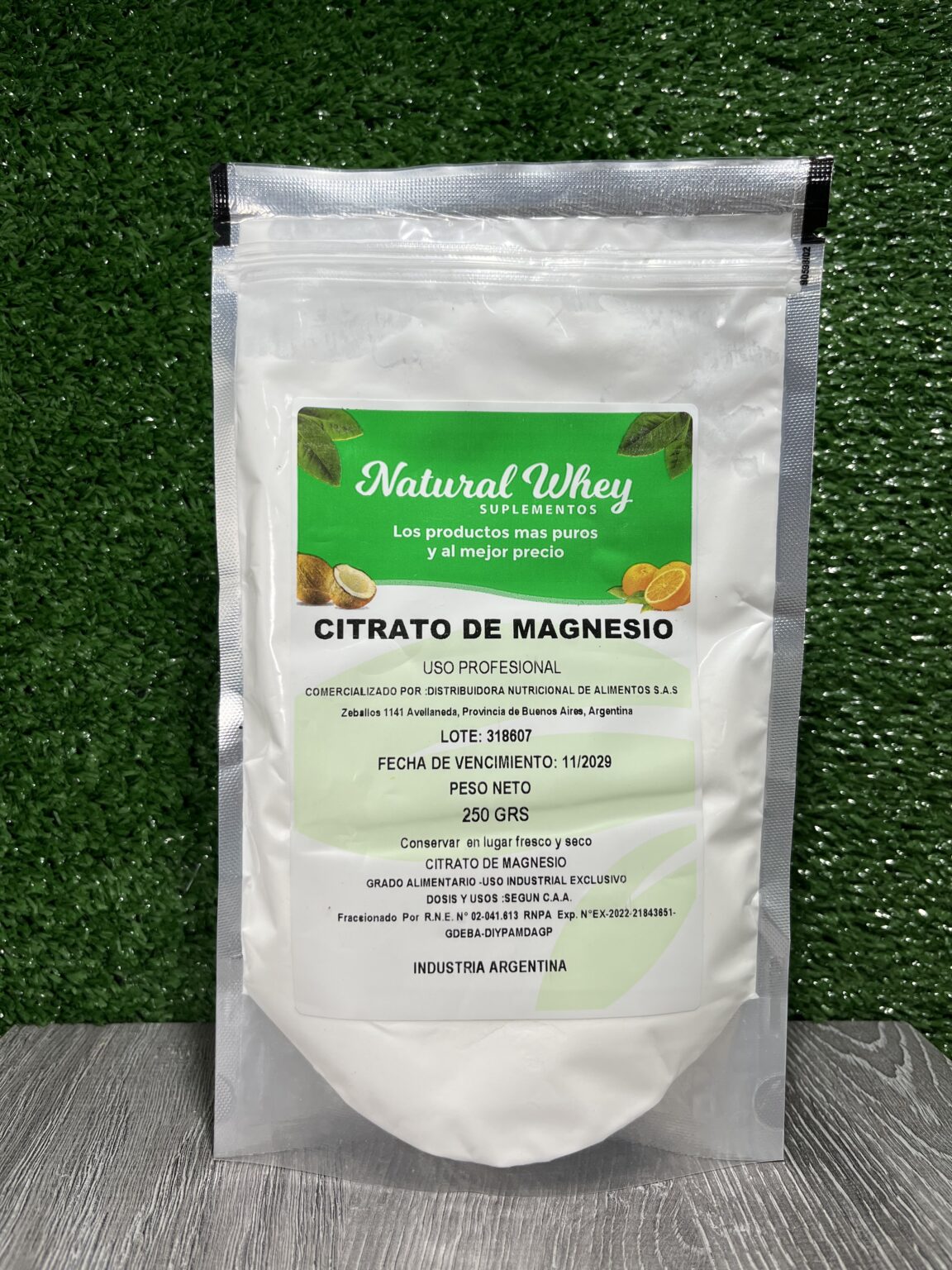 Citrato de Magnesio Natural Whey